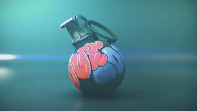 Leigh Brooklyn Tricolor Love Bomb Grenade - NFT